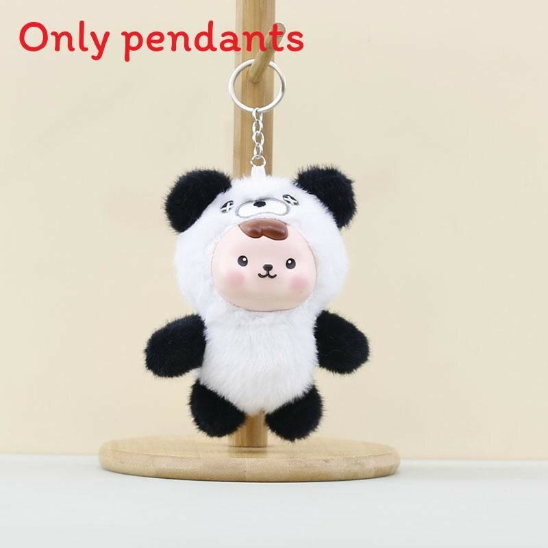 Милый мягкий брелок с плюшевым животным и наполнением из ПП-ватина для детей и любителей животных
