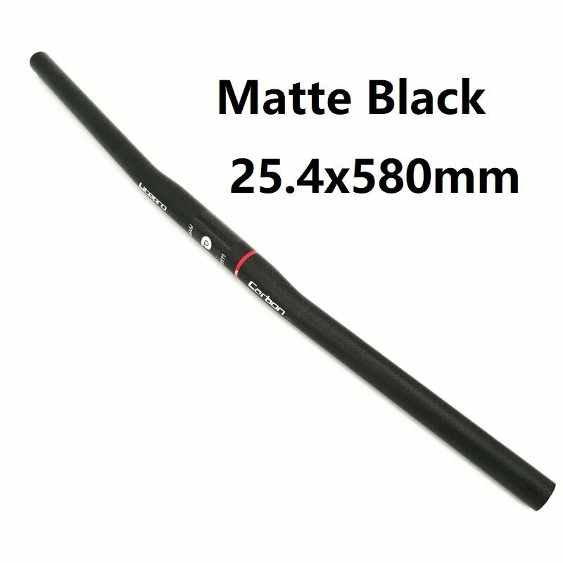 Litepro Горизонтальный руль из углеродного волокна 580 мм черный Matte 580mm