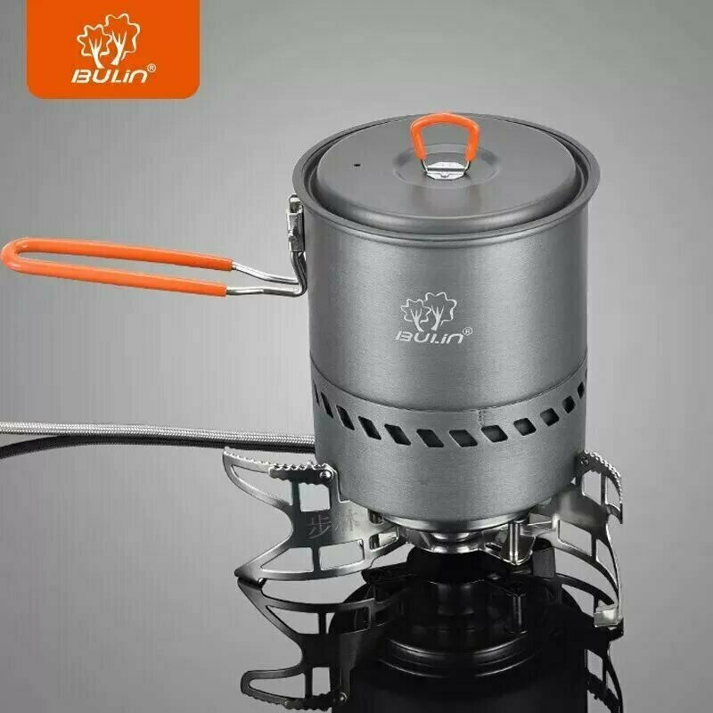 BULIN B15 + S2400 Туристический набор посуды на 2 персоны, газовая горелка для кемпинга