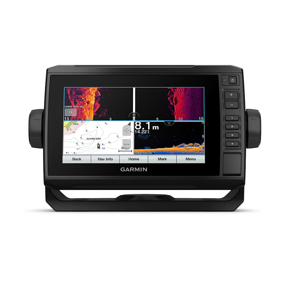 Сонар Garmin ECHOMAP 72SV GT56, эхолокация, GPS, картплоттер, 7 дюймов, IPX7