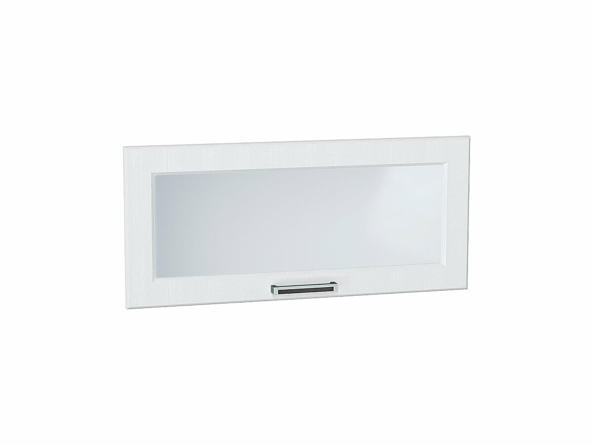 Комплект фасадов Прага со стеклом для каркаса Ф-88 ВГ800, цвет фасада Белое дерево, 354*796*16 мм