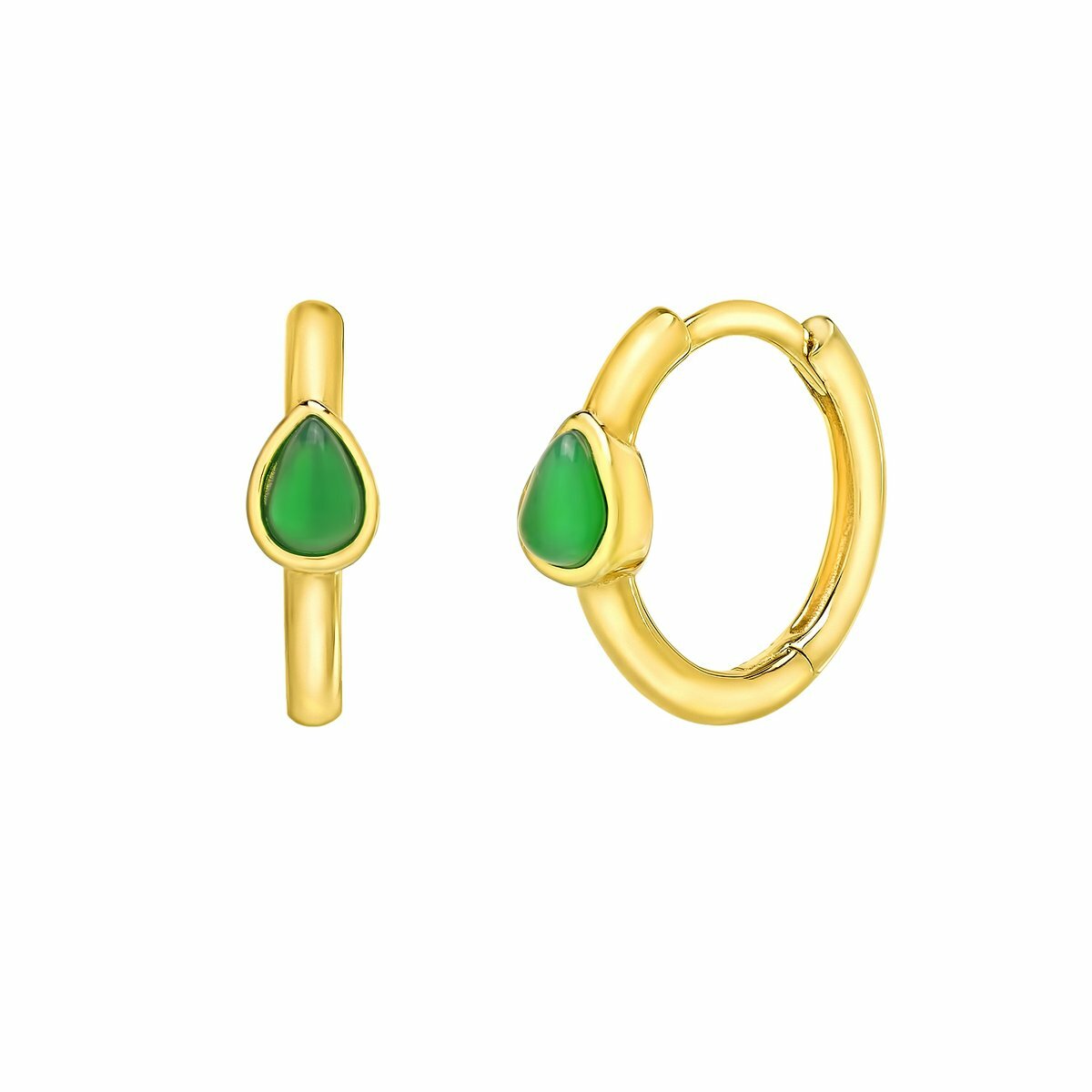 Серьги конго, серебро, 925 проба, золочение, агат