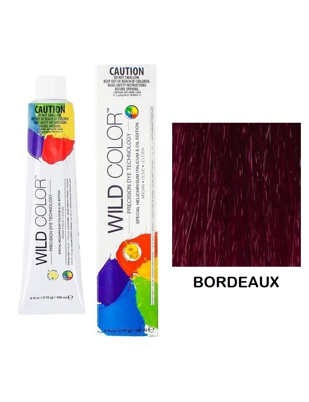 Пигмент прямого действия 180 мл Wild Color Direct Color - Wild Color Биоламинирование Bordeaux Бордовый