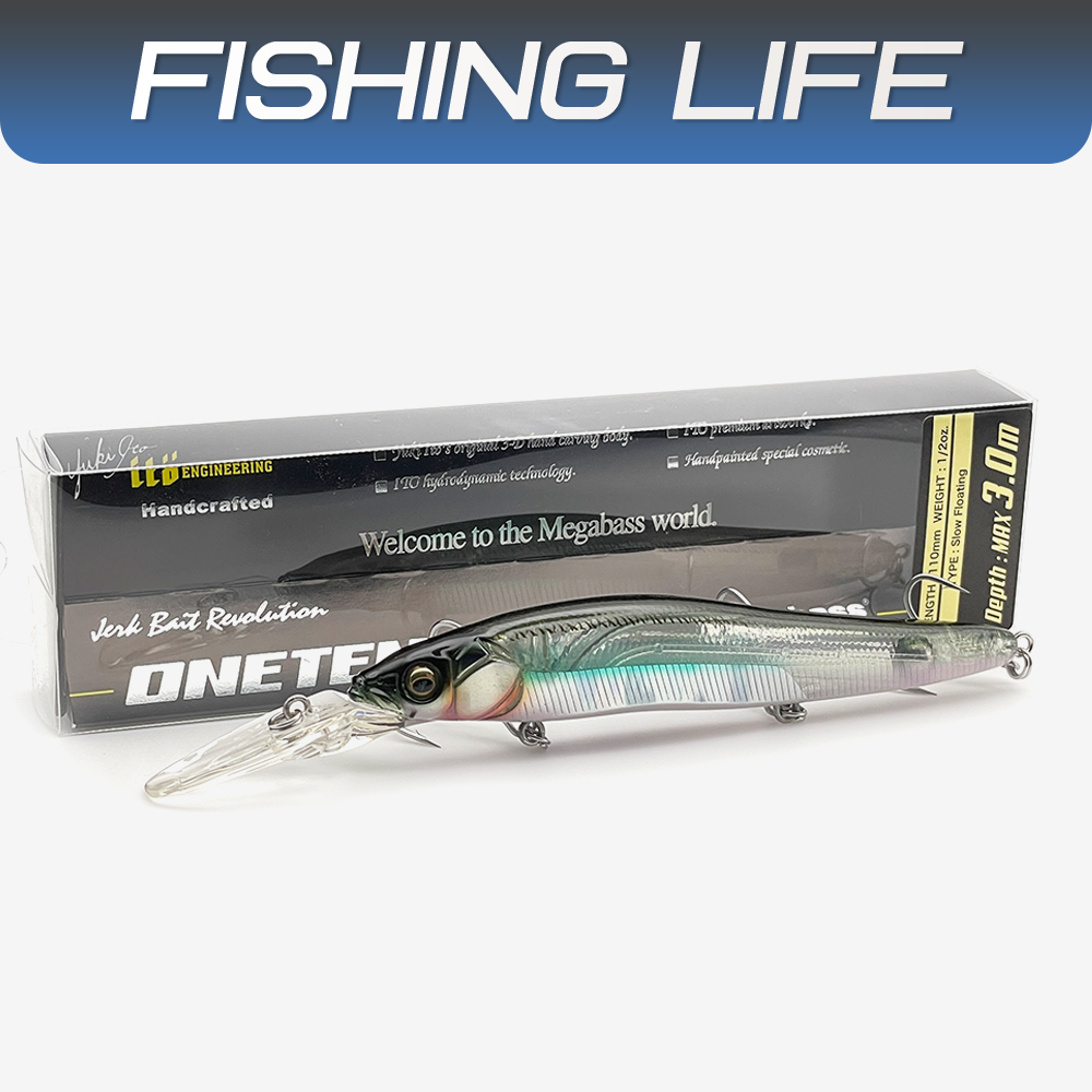 Воблер Megabass ONETEN R+2 (110мм, 14гр, slow floating) - ITO CLEAR LAKER