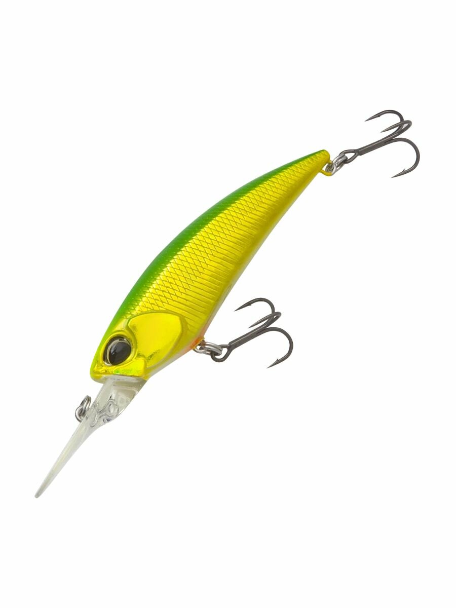 Воблер DUO Realis Shad 59MR SP, ADA3185 Itako Green Gold, 59 мм, 4,7 г, нейтральный, шэд