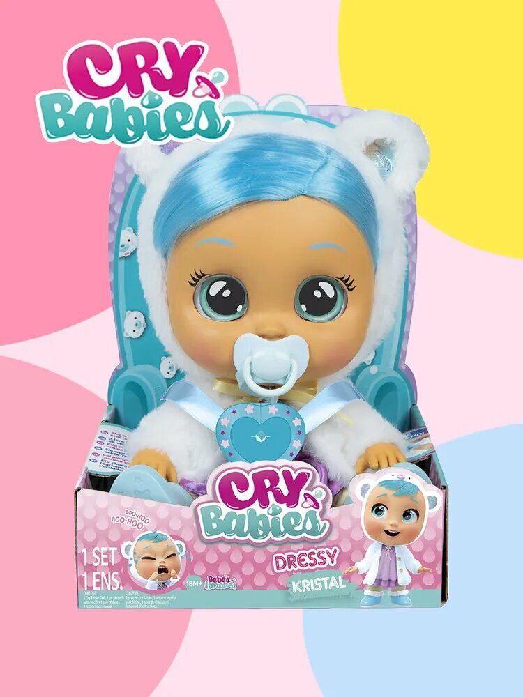 Край Бебис Кукла Kristal Fantasy интерактивная плачущая cry babies HANNAH