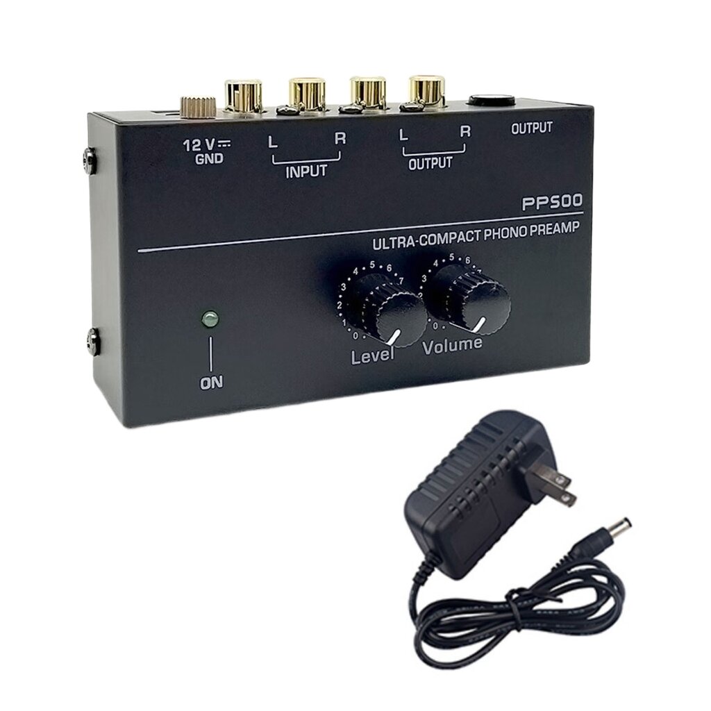 Предусилитель с низким уровнем шума и регулируемой громкостью для проигрывателей