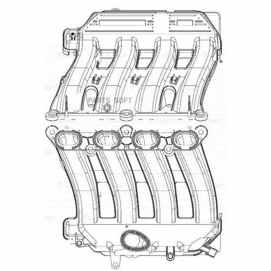 LUZAR LIM0902 Коллектор впускной ()