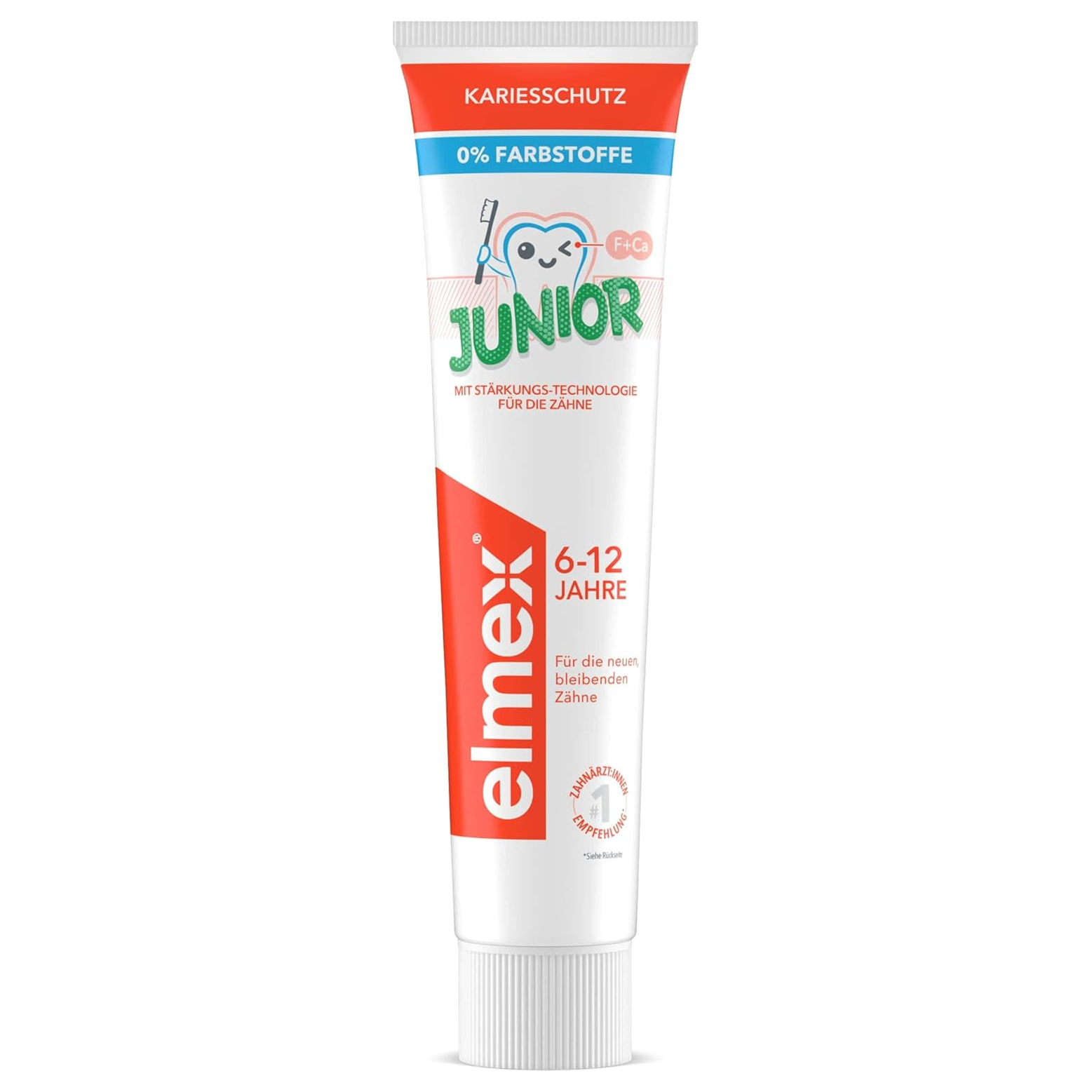 Зубная паста Elmex Junior (6-12 лет), 75 мл (уцененная)