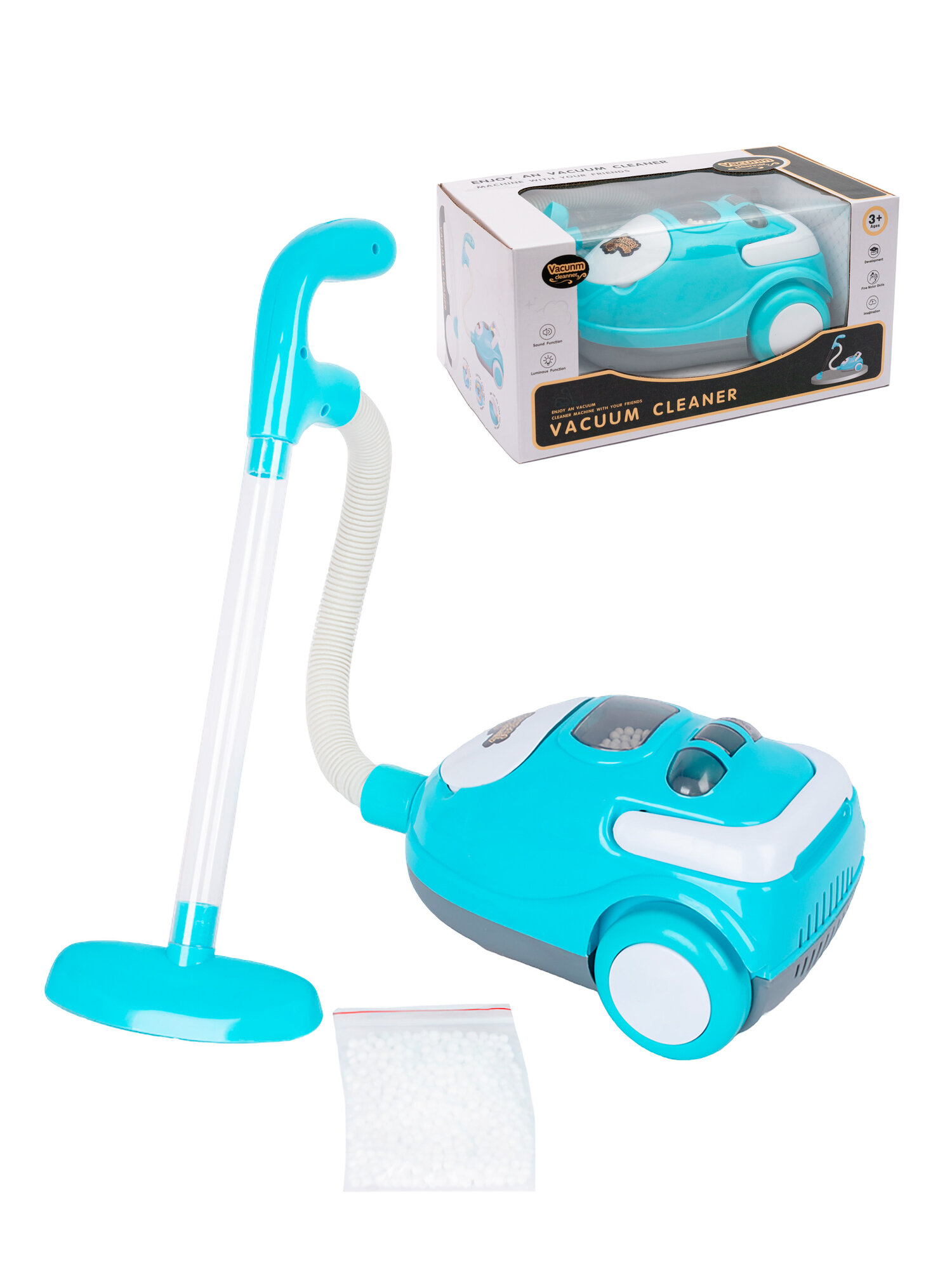 Пылесос TONGDE, для детей, со световыми и звуковыми эффектами