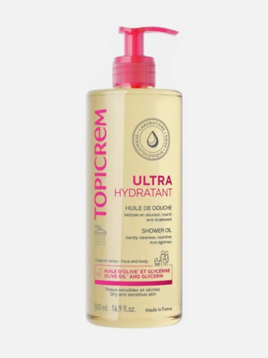 Ультра-увлажняющее масло для душа TOPICREM ultra-hydratant