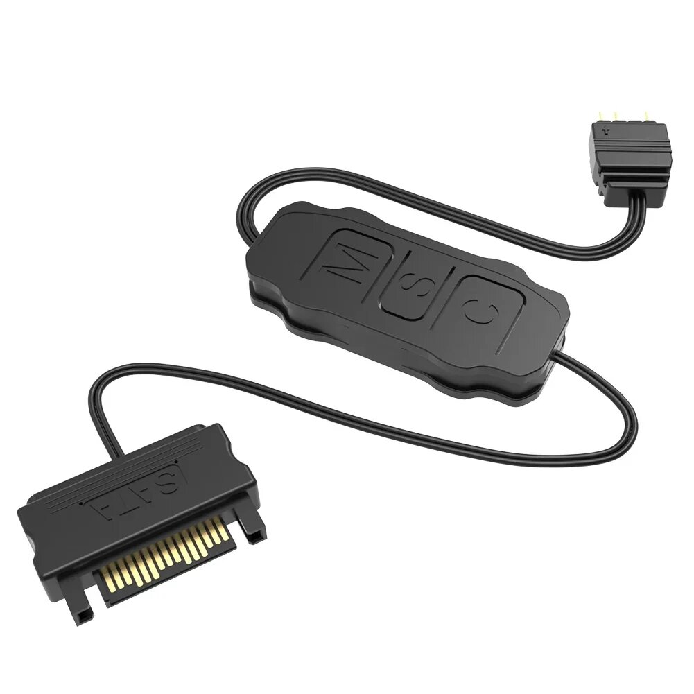 RGB-контроллер MJJC 5В 3-контактный, черный