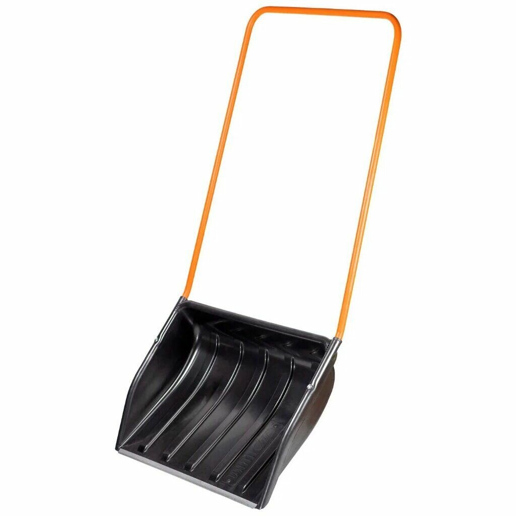 Скрепер для снега Цикл пластиковый, алюминиевая планка, 700х530х1450 мм, сталь