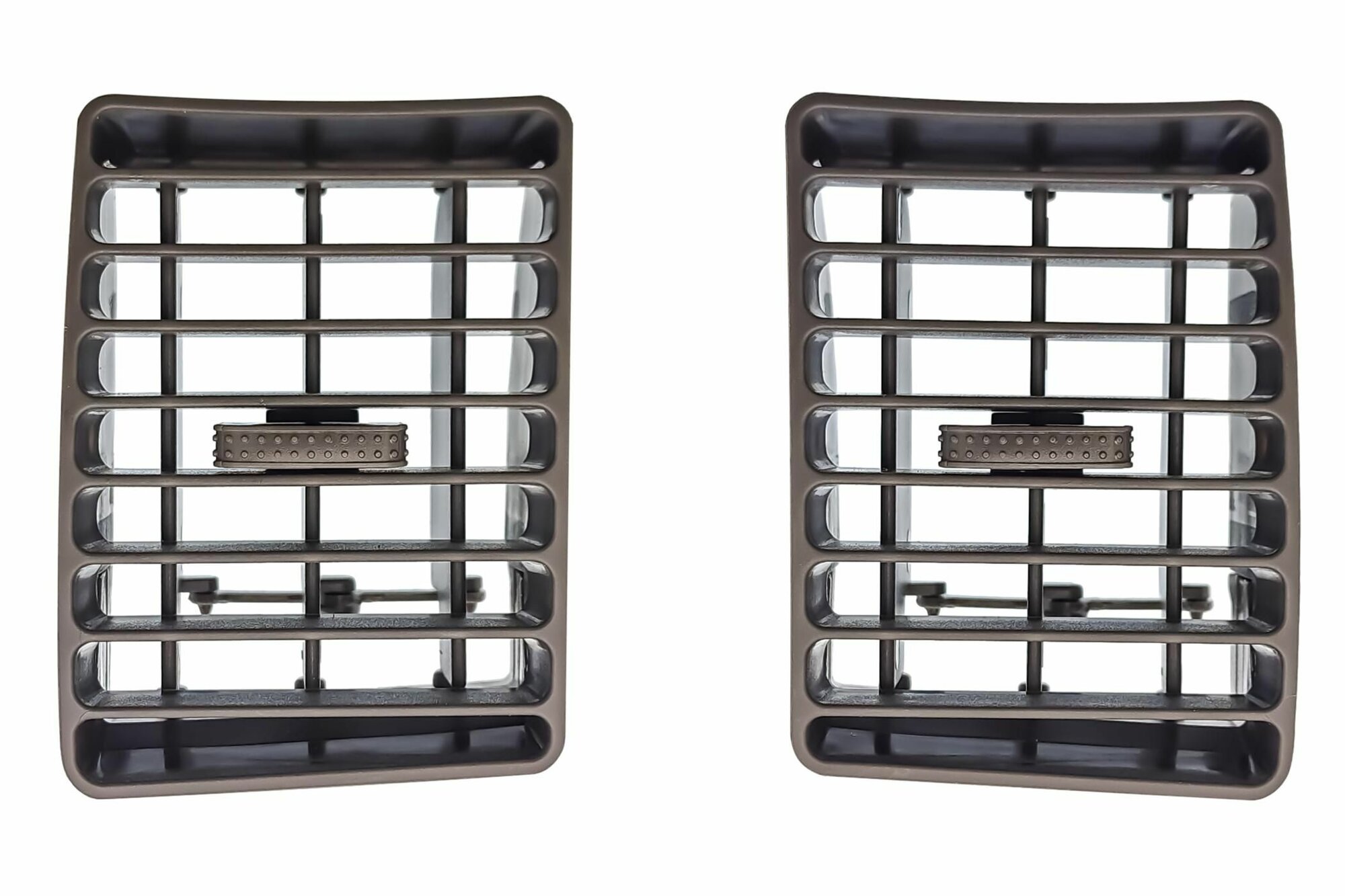 Дефлекторы воздуховодов в Toyota Corolla 2000 - 2007 для рамок 9 - 10" бежевые, высота 85мм / Wide Media