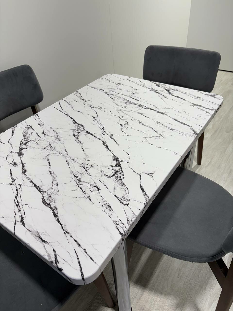 Стол кухонный обеденный прямоугольный дизайнерский лофт THETABLE•RU 102х69 2.65/11.3