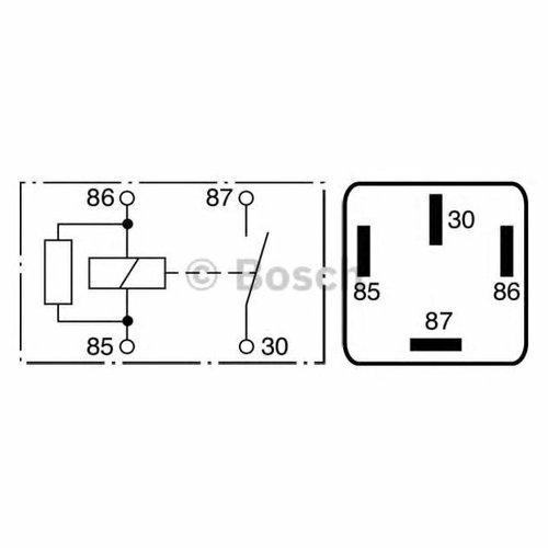 Реле указателей поворота Bosch 0986332071