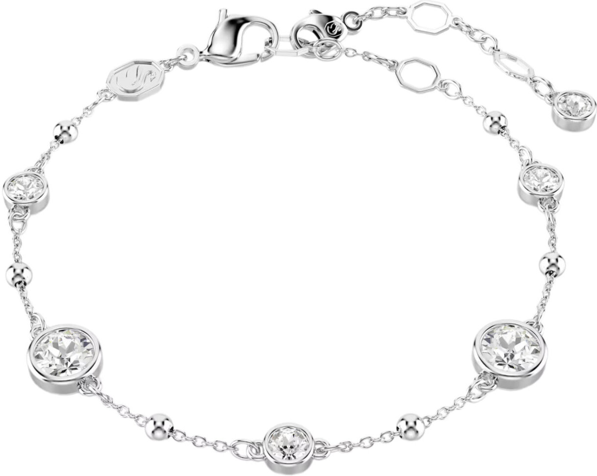 Жесткий браслет, кристаллы Swarovski