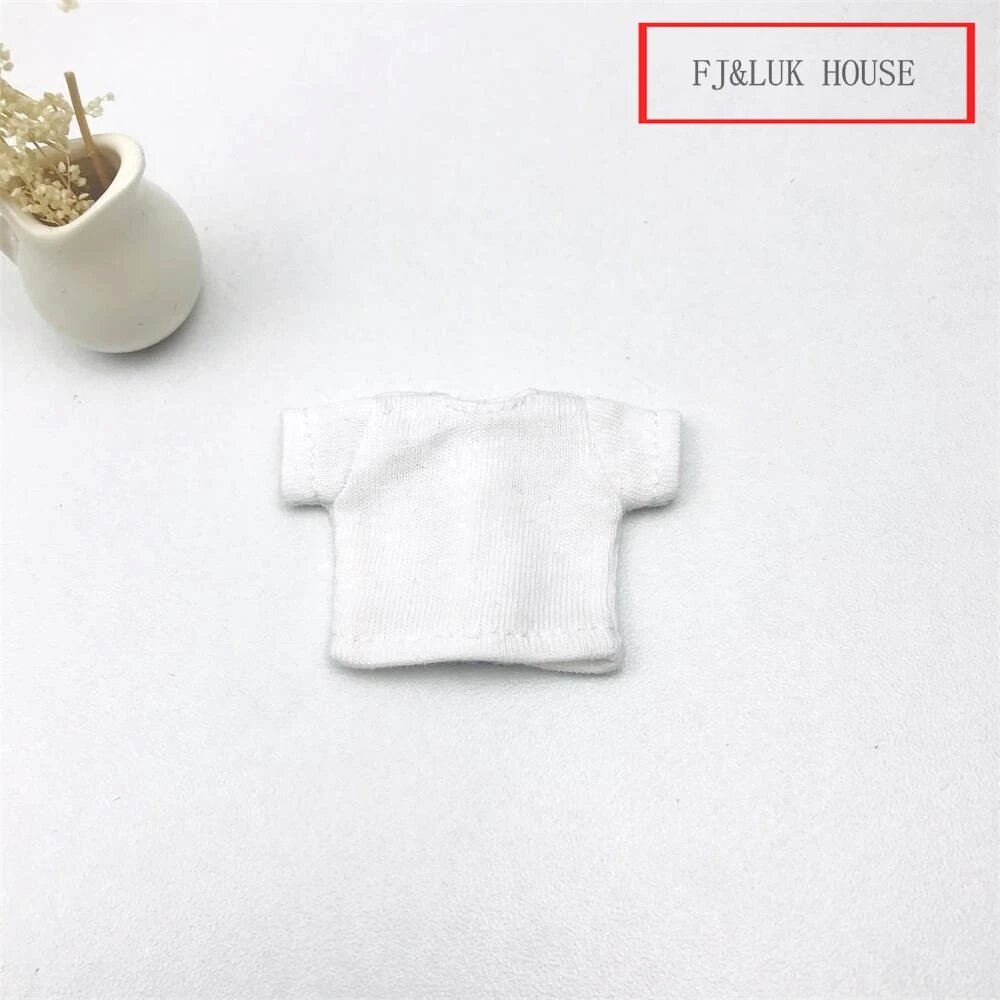 Футболки для кукол OB11 Белый, white