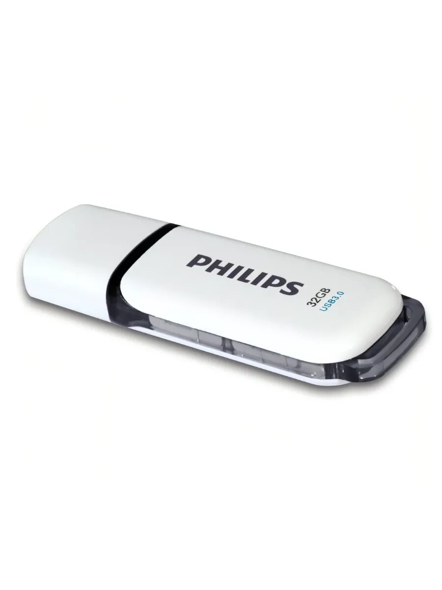 Флеш-накопитель PHILIPS SNOW3.0 32GB, USB 3.0 FM32FD75B/97 белый