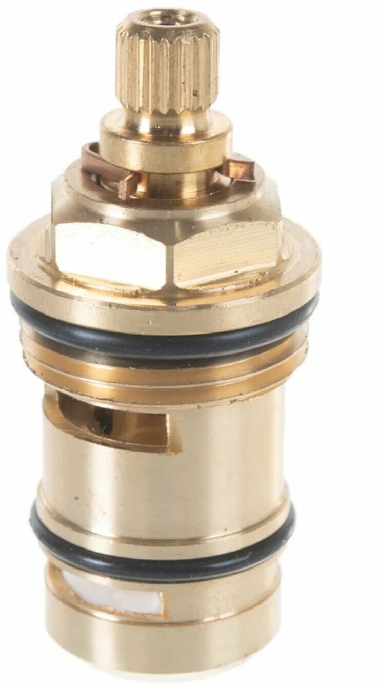 Кран-букса Frap F52-6 , керамика, 20 шлица, для душа, цвет золотистый