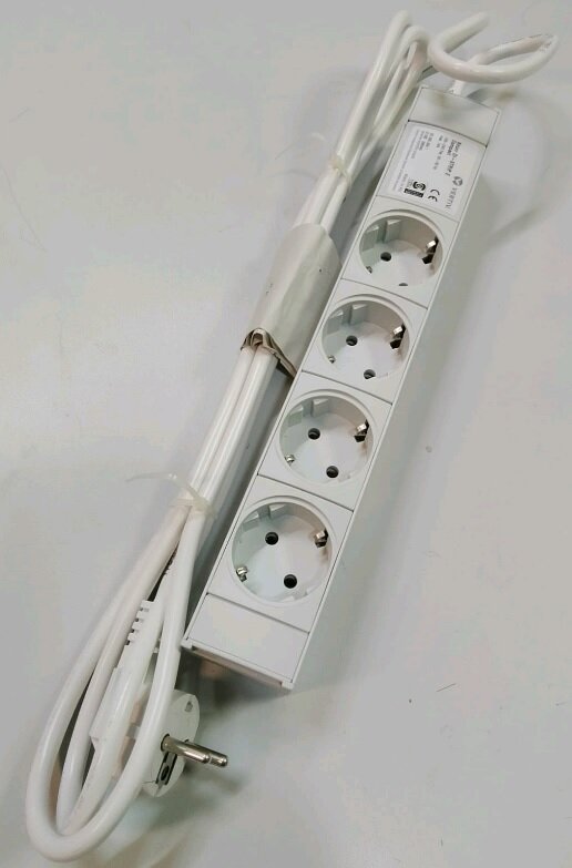 Блок удлинитель 4 розетки PDU для компьютерной техники (ultra качество)