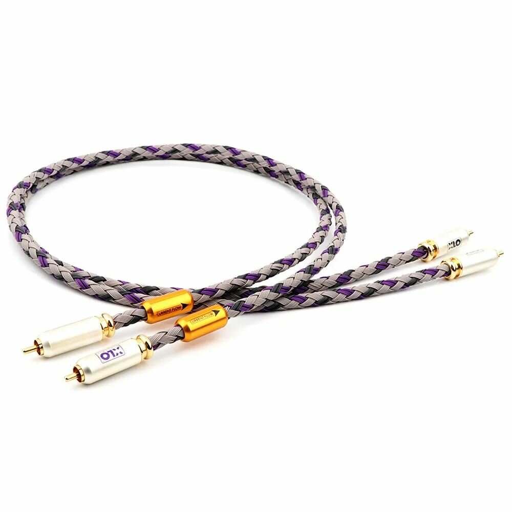 Пара XLO HiFi аудио кабель XLO Signature S3-1 OCC медный односторонний аудио соединительный кабель RCA