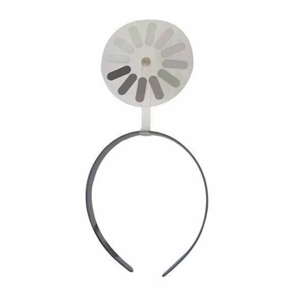 Смешной вращающийся ободок для волос с сетевой картой, прикольный аксессуар для розыгрышей и вечеринок, движущийся ободок с игрушкой