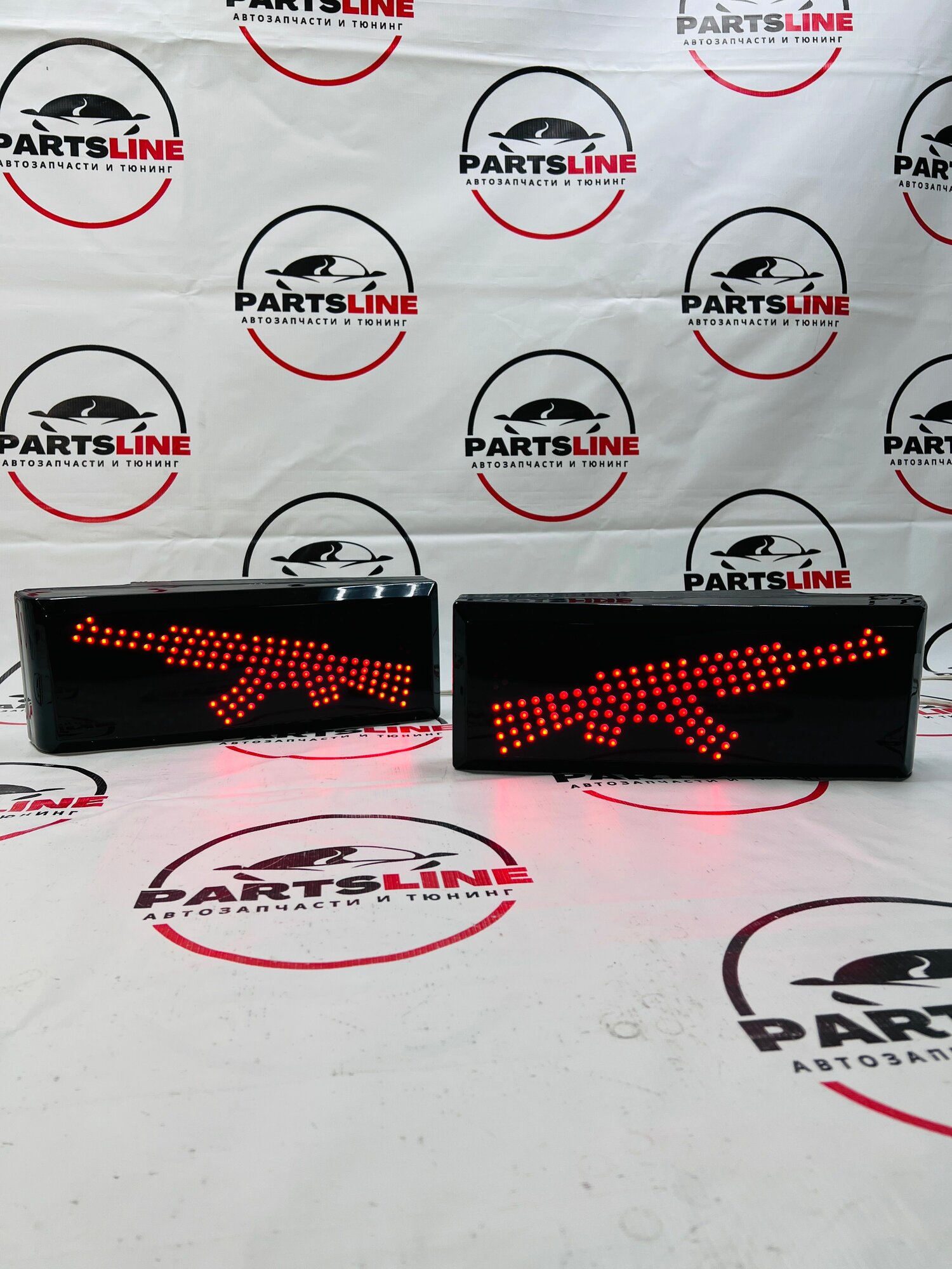 Светодиодные фонари ВАЗ 2108, 2109, 2113, 2114, 21099 "Калаши АК-47" тонированные, комплект