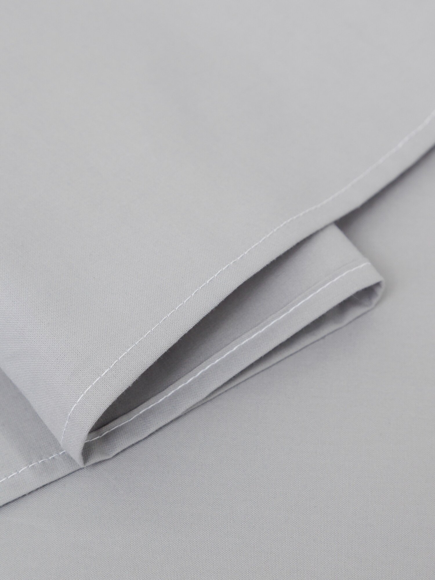 Простыня Атмосфера, размер Евро, 200*220 см, ранфорс, цвет серый