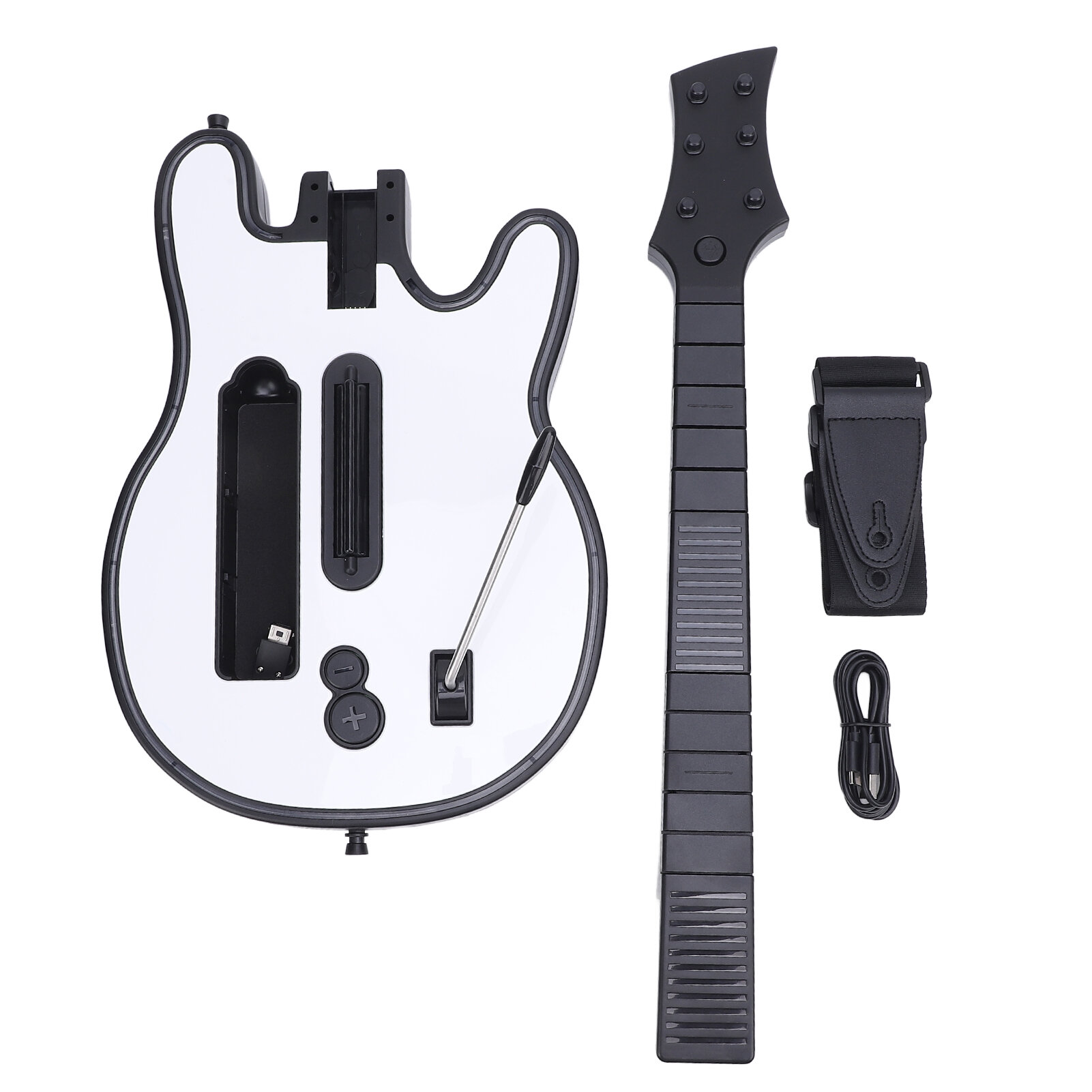 Беспроводная игровая гитара Контроллер сенсативная гитара Seals Slider Game с RGB Light для Wii