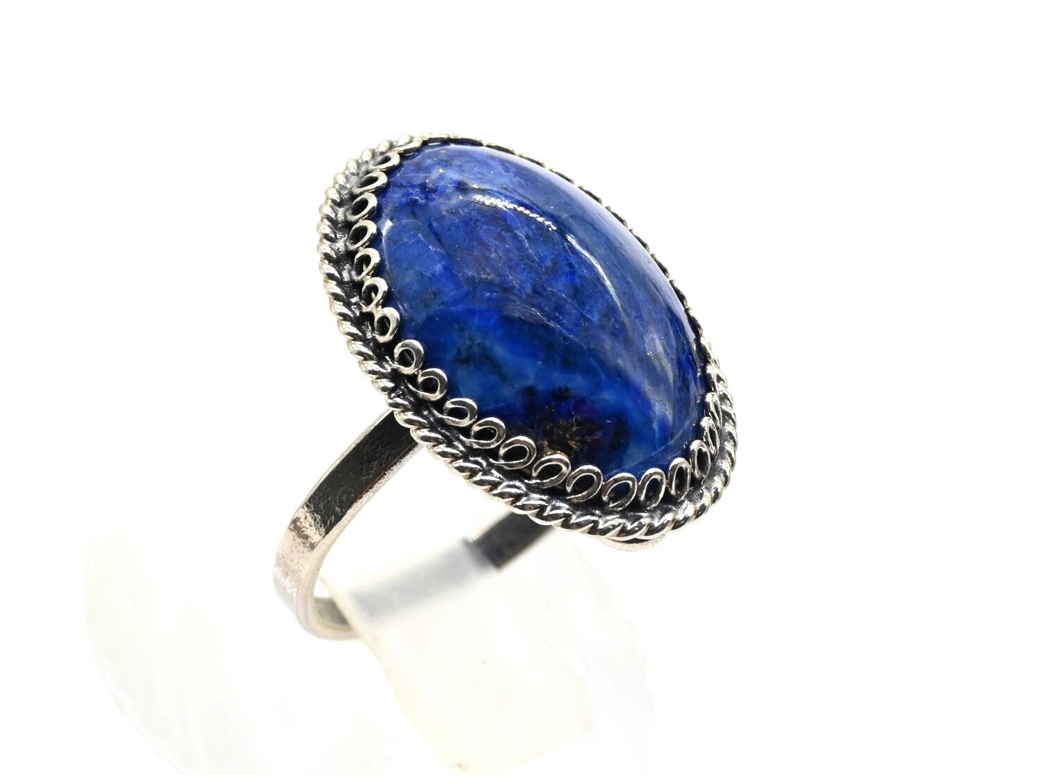 Кольцо, лазурит