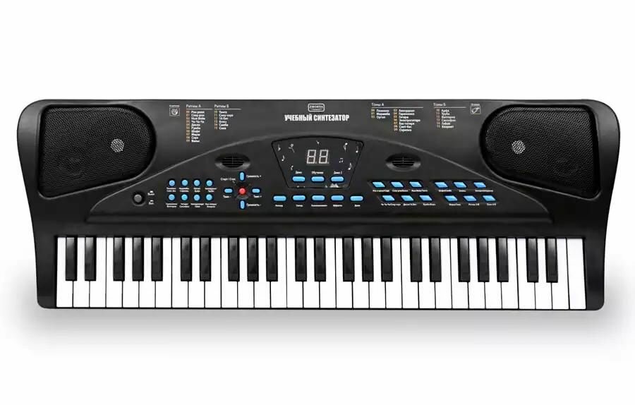 Синтезатор детский КНР с микрофоном, 54 клавиши, блок питания 6V