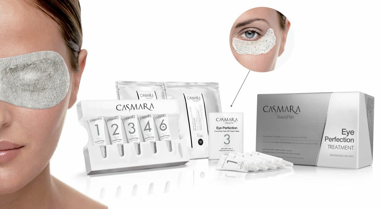 Casmara Профессиональный омолаживающий уход для области вокруг глаз Eye Perfection Treatment, 6 этапов