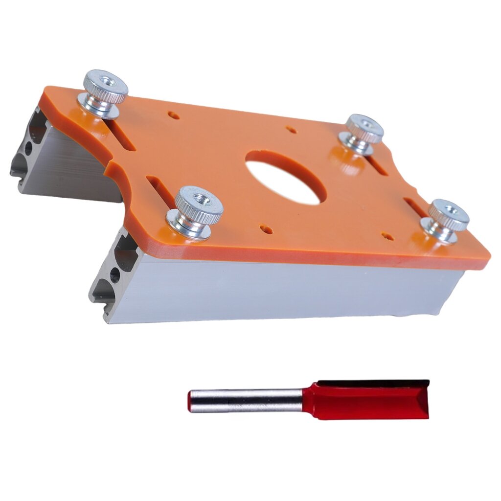 Кронштейн с пазами для деревообработки с основанием для скрытых креплений