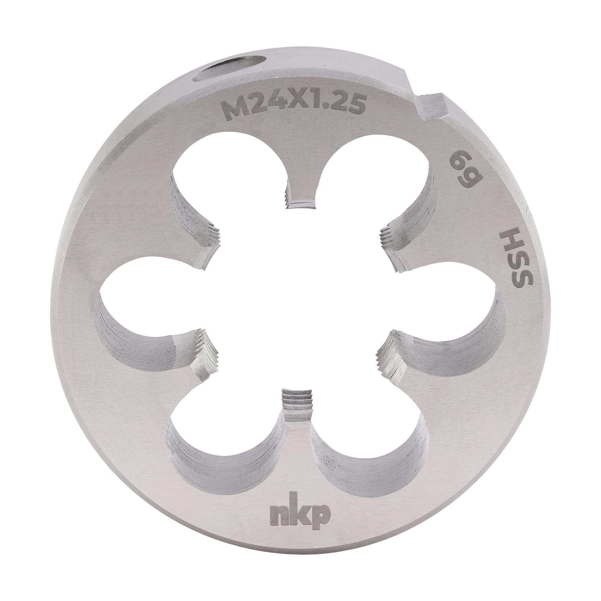 Плашка NKP М24х1,25 DINEN22568 HSS 6g 55х16мм 240246N