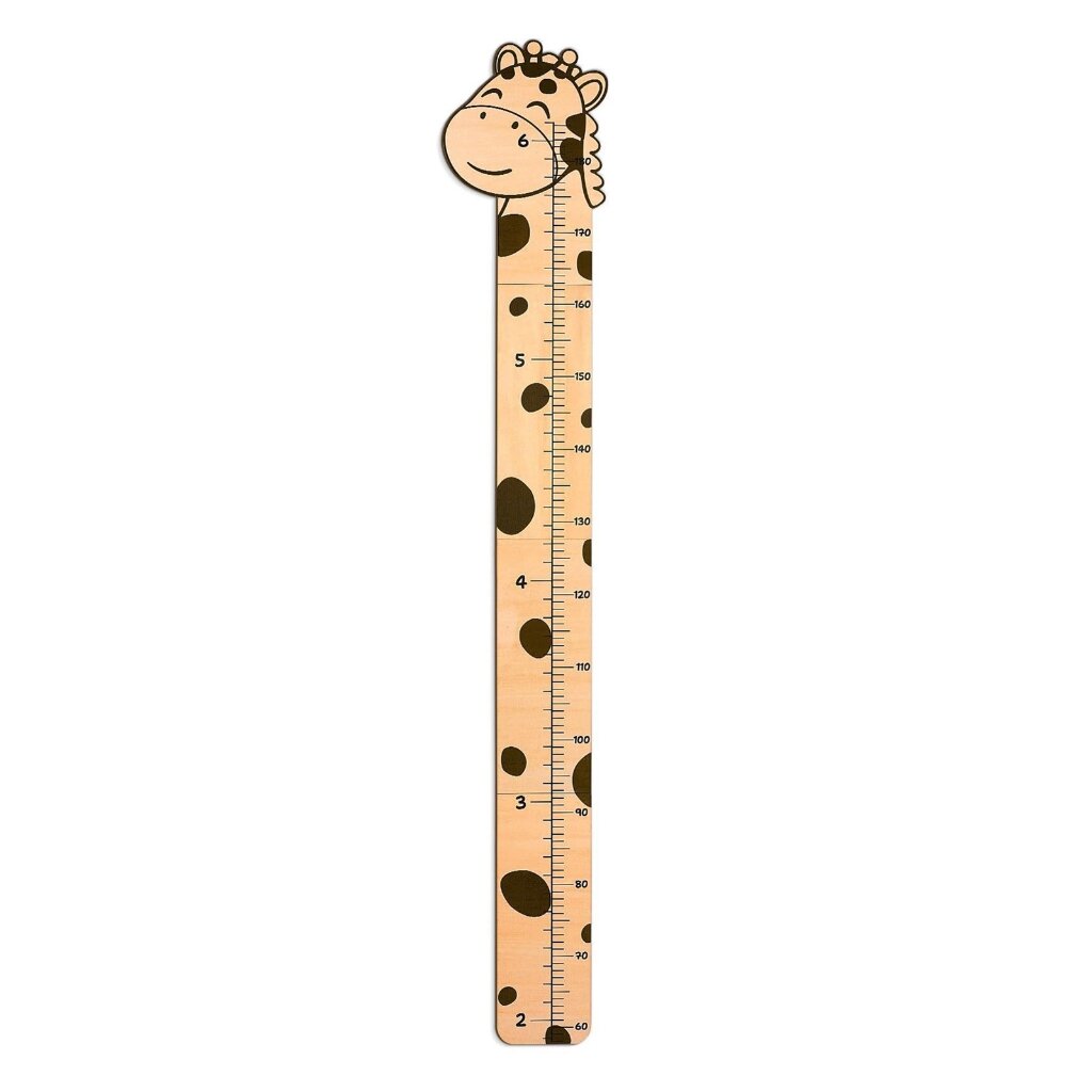 Наклейка для измерения роста с изображением жирафа для детской комнаты