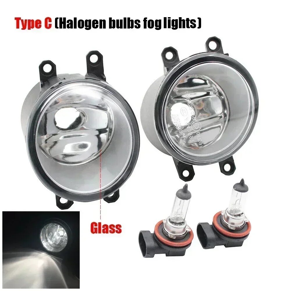 Светодиодные противотуманные фары с линзой PTF для Daihatsu Materia Coo Subaru Trezia 2006-2016 Обновление Angel Eye DRL Кольцо Ширина Индикатора Дневного света Halogen Bulbs Lights