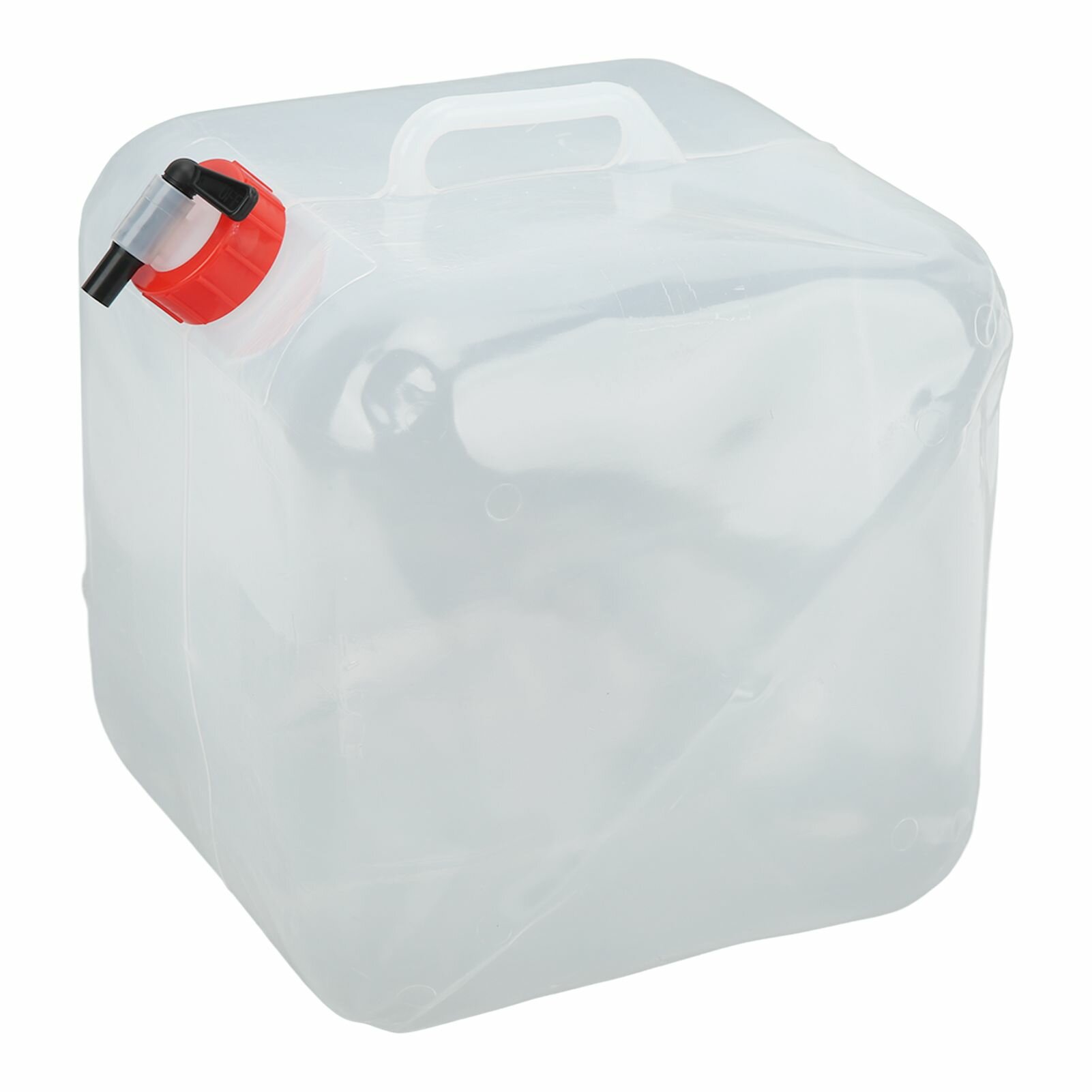 Складная канистра для воды, портативный пластиковый складной контейнер для питьевой воды с винтовой крышкой для путешествий, кухни, 20 л
