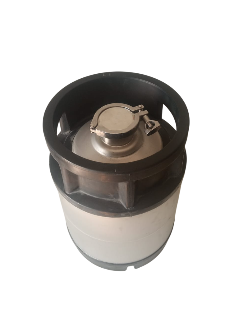 Кег 10 литров с крышкой (заглушкой) 2 дюйма