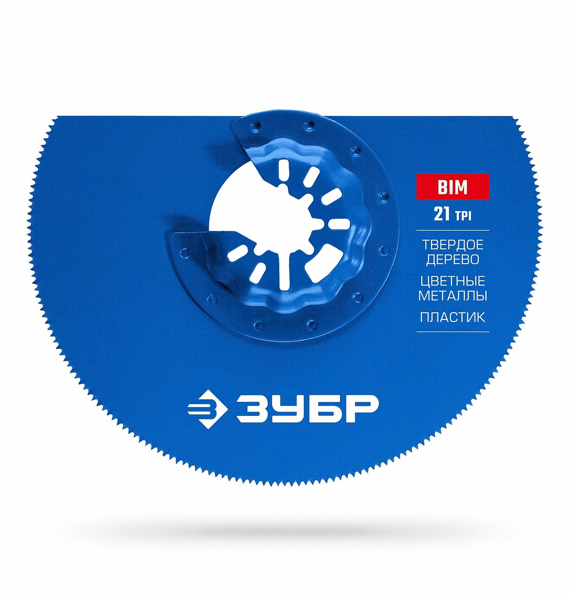 Насадка для МФИ, реноватора, мультитула BIM d 100 мм, 21TPI, чистый рез: дерево, цветные металлы, пластик 15575-100