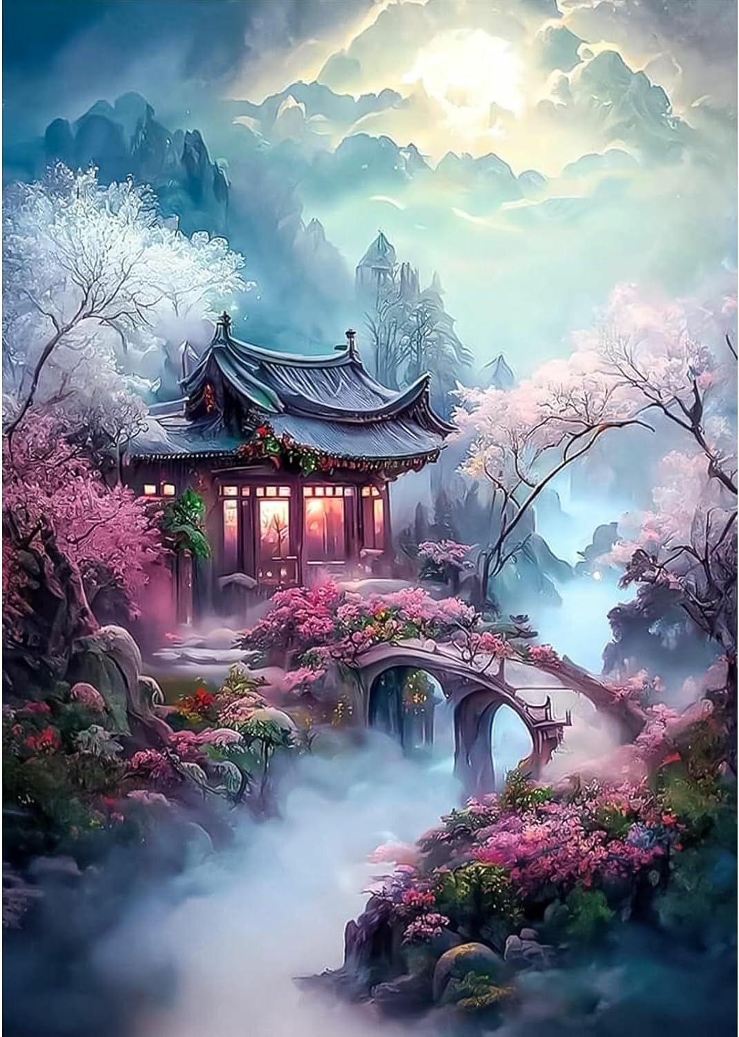 Алмазная мозаика на холсте 30x40 см, набор для творчества 5D, вышивка бриллиантами, ручная работа, украшение интерьера гостиной или спальни, подарок рукодельницам