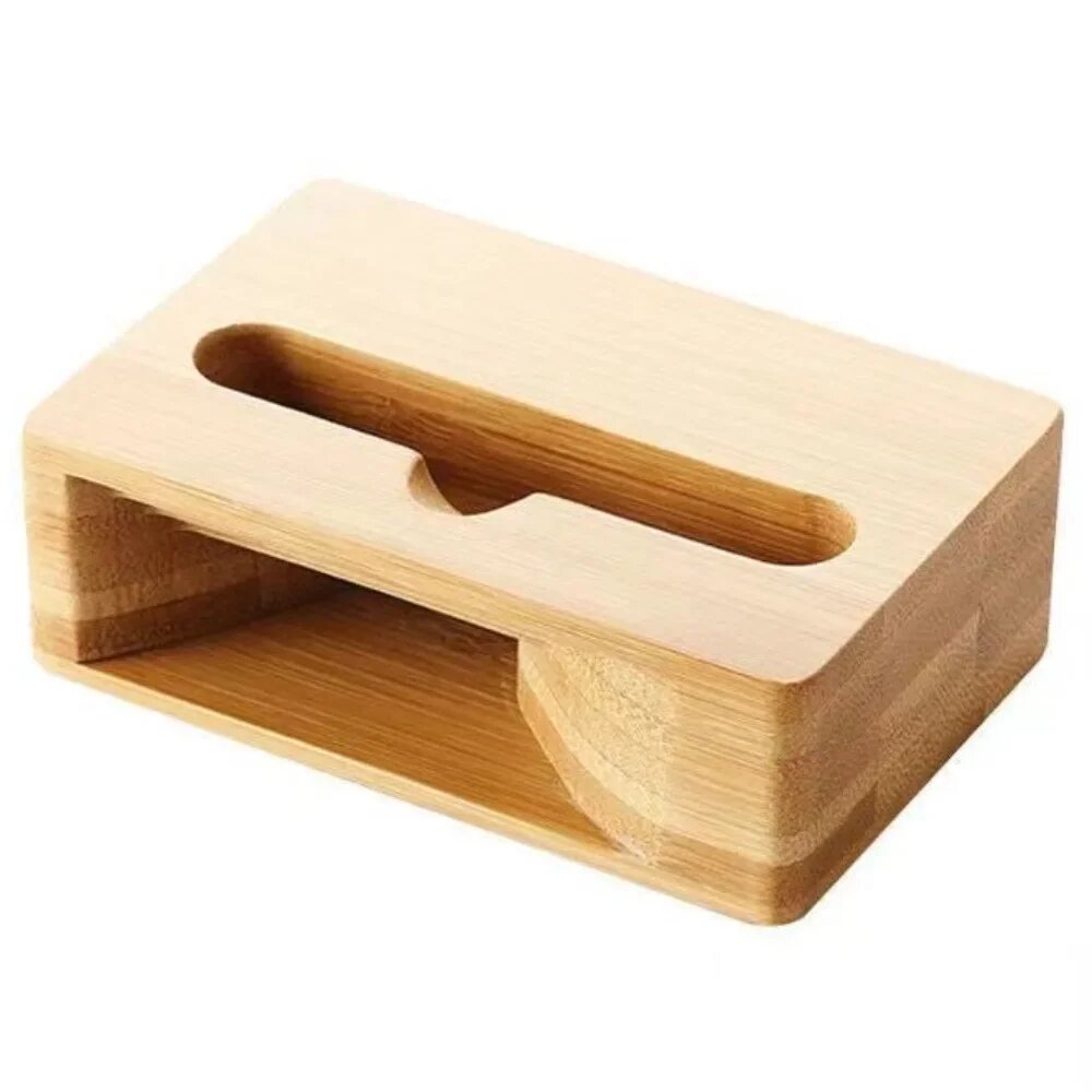 Бамбуковый усилитель звука для телефона, портативный усилитель динамика для телефона, натуральный громкоговоритель, док-станция для телефона, аксессуары для телефона