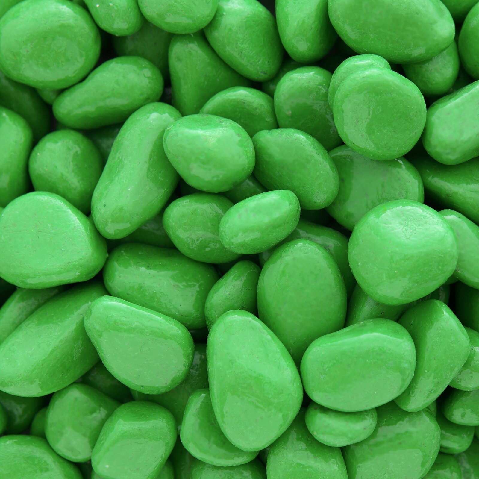 Грунт для аквариума "Галька цветная", фр. 8-12 мм, салатовая, 800 г