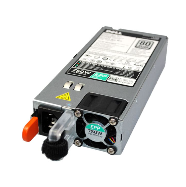 4V8KD блок резервного питания Dell 750 Watts 80 Plus Platinum для серверов PowerEdge R640/R740
