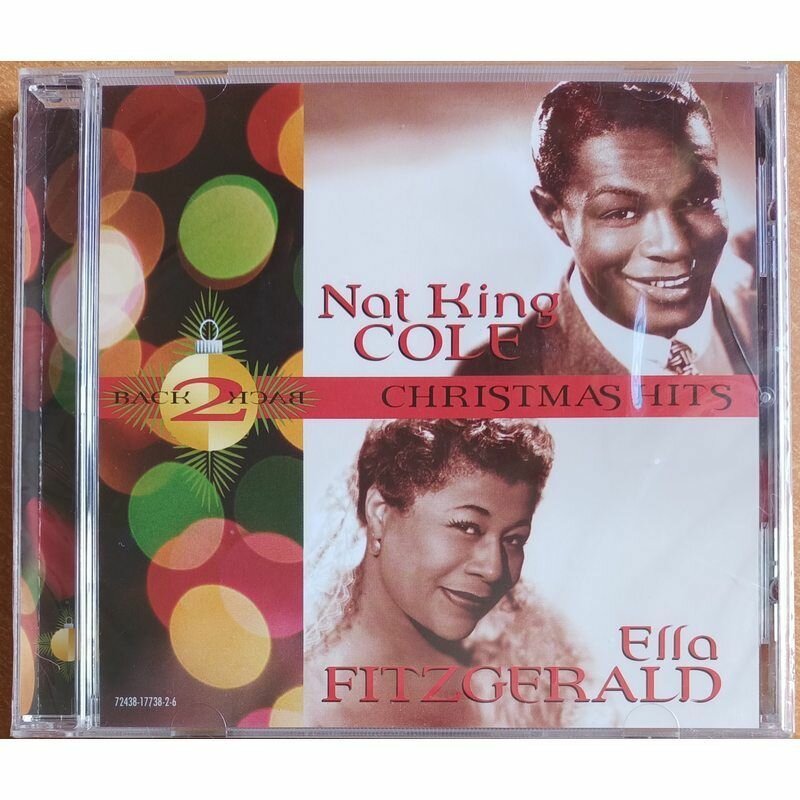 Новогодний диск NAT KING COLE & ELLA FITZGERALD - Back 2 Back Christmas Hits, (CD) Компакт диск