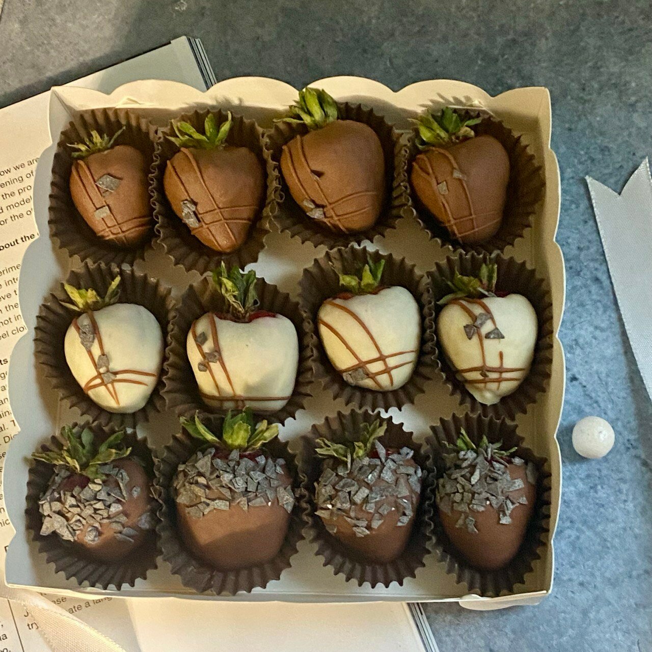 Подарочный набор Клубника в шоколаде ассорти Подарок близким Размер S (9-12)