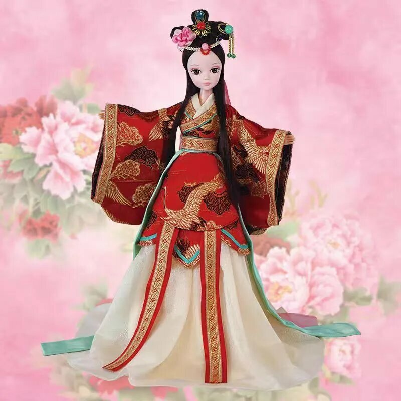 Кукла BJD Toys Kurhn 28 см 10 подвижных суставов Китайский древний костюм мифический детский подарок для девочек. без оригинальной коробки