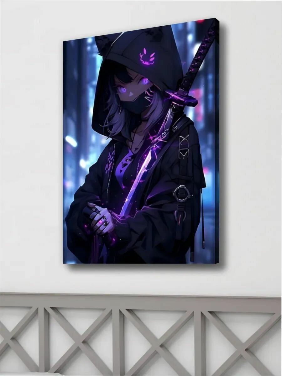 Картина Тень с острием интерьерная 30х40см 1шт.