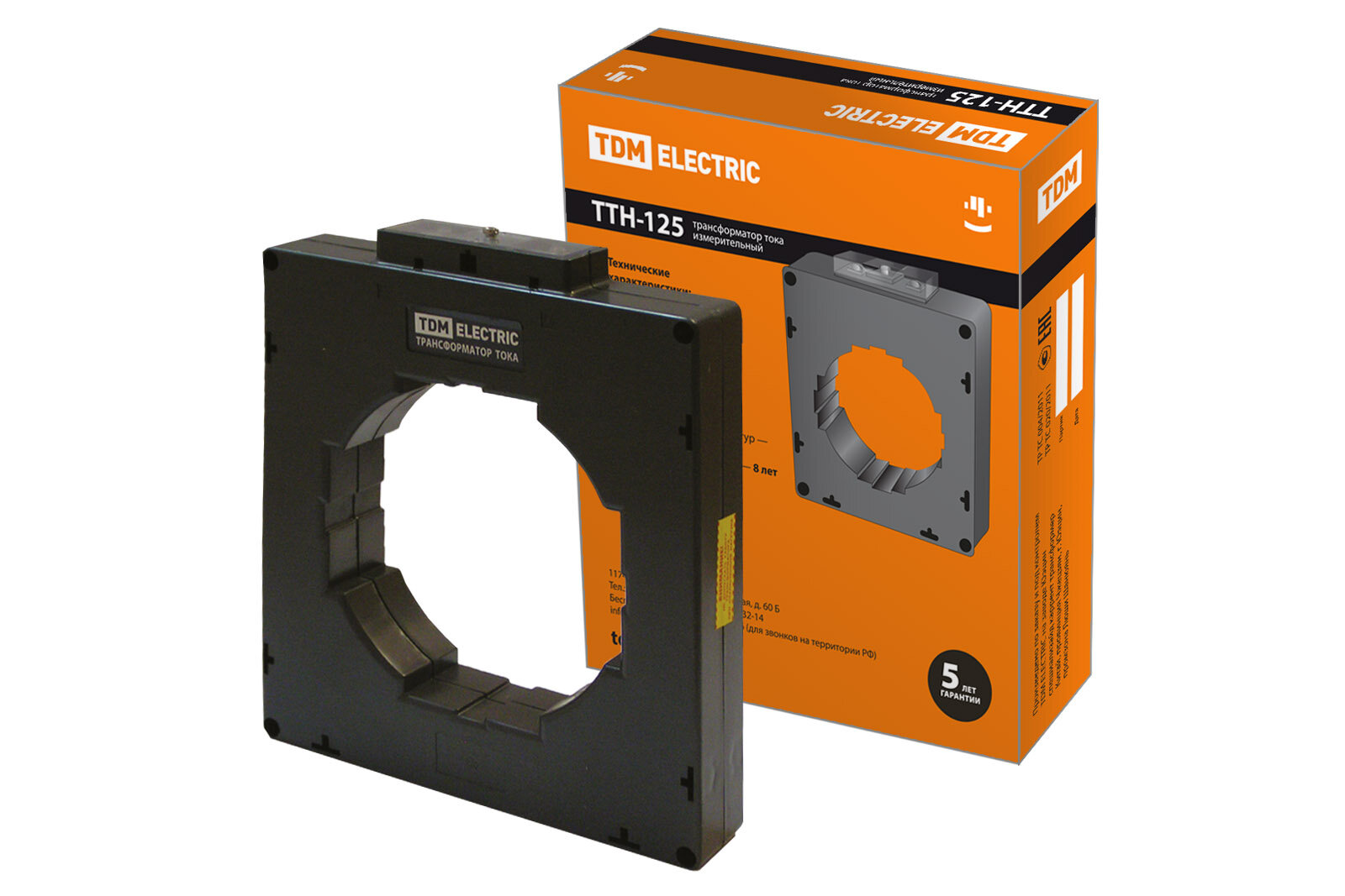 Трансформатор тока измерительный ТТН 125/4000/5-15VA/0,5S-Р TDM