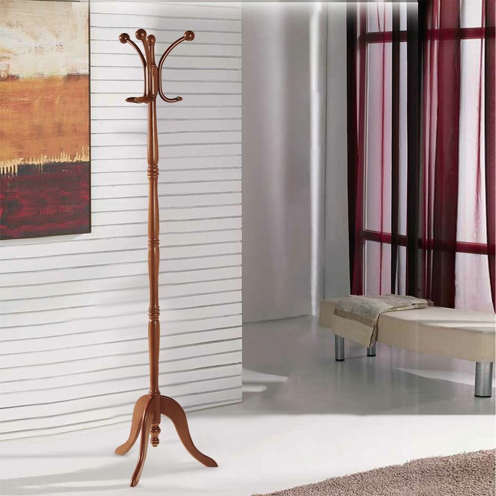 Напольная вешалка Herdasa 444 Mogano 44х38х175 см, массив бука